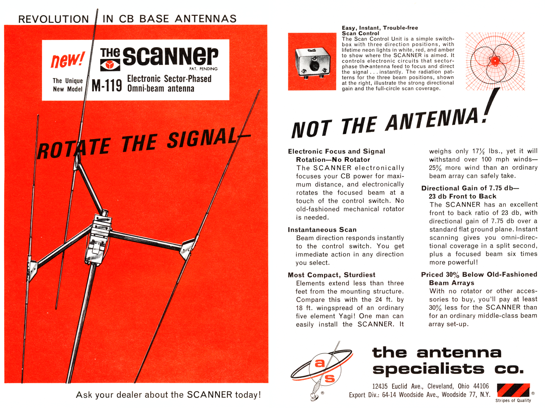 Antenna Specialists M-119 Scanner