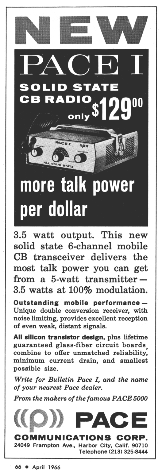 Pace Communications Corp. "Pace I"